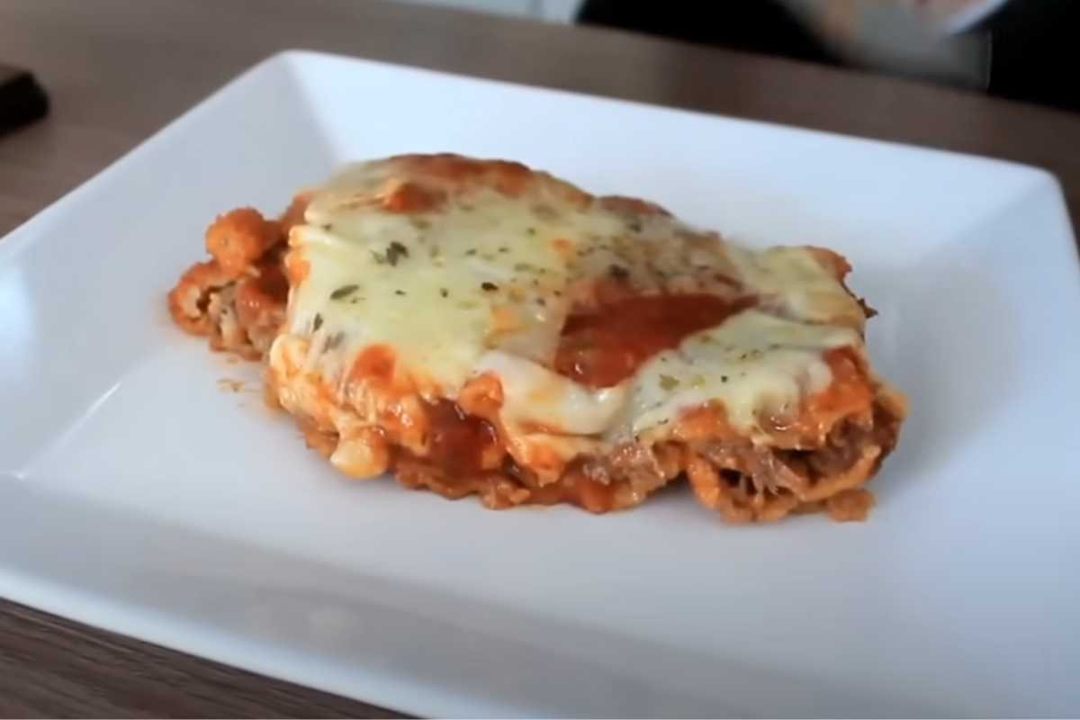 Bife à parmegiana simples - Receitas da Tia Zilda