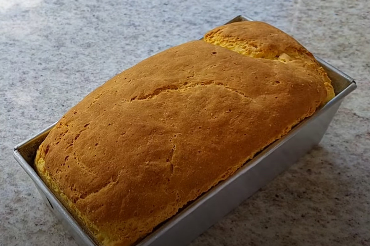 Pão de milho sem glúten - Receitas da Tia Zilda
